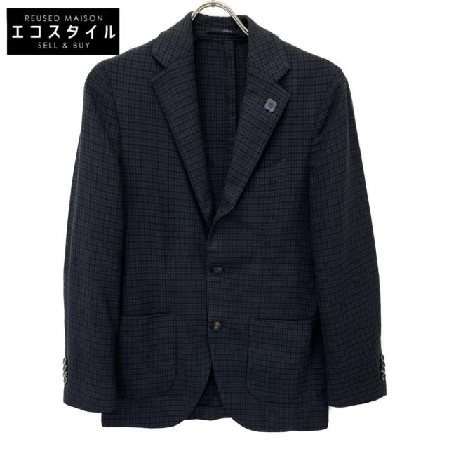 LARDINI ラルディーニ ジャケット 42 ネイビー メンズ
