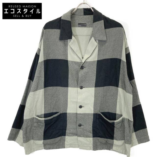 LAD MUSICIAN ラッドミュージシャン トップス XL ブラック×グリーン メンズ