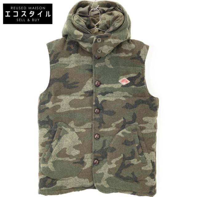 DANTON ダントン ベスト 42 カーキ メンズ