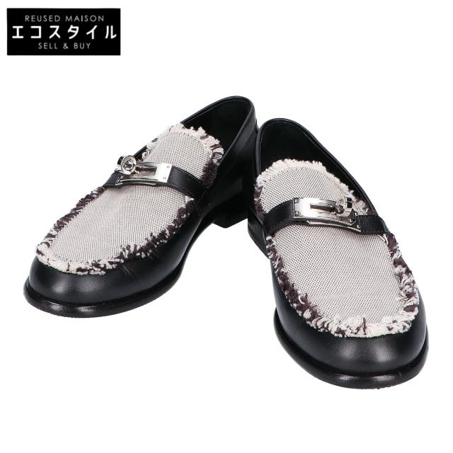 HERMES エルメス シューズ 34 ブラック レディース