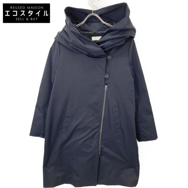 BARNEYS NEWYORK バーニーズニューヨーク コート 38 ネイビー レディース