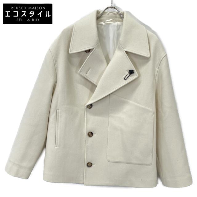 LARDINI ラルディーニ コート 48 ホワイト メンズ