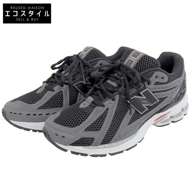 NEW BALANCE ニューバランス シューズ 8.5(US) ブラック/グレー メンズ