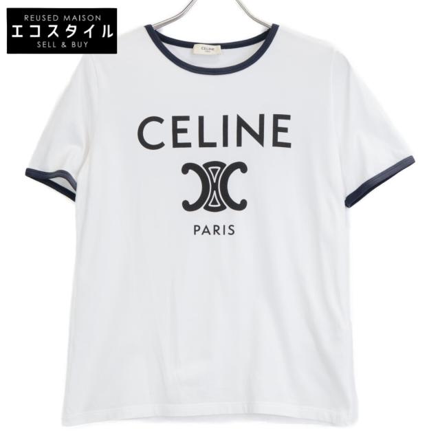 CELINE セリーヌ トップス S ホワイト レディース