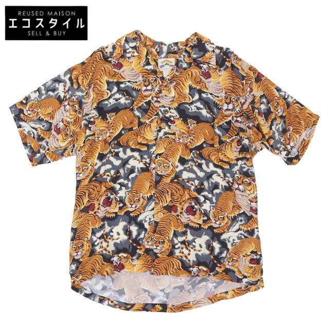 pineapple juice パイナップルジュース トップス M ブラウン系/グレー系 メンズ