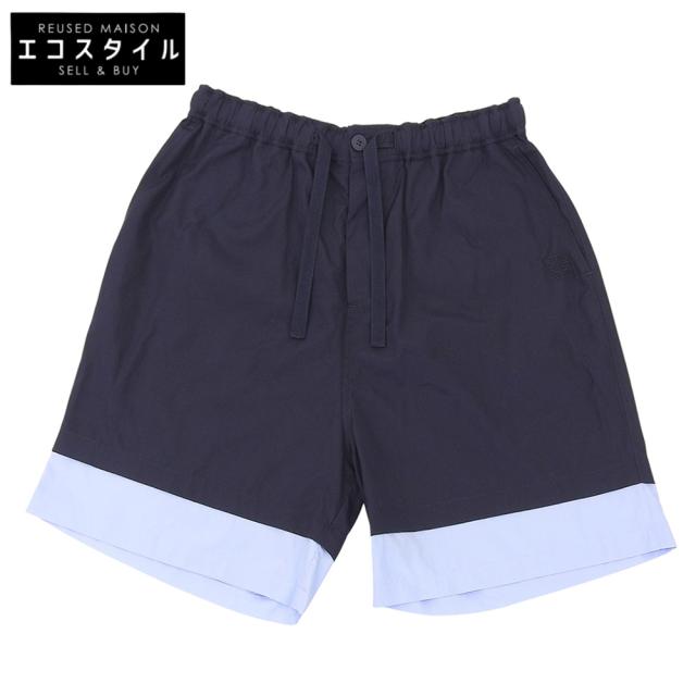 LOEWE ロエベ ボトムス M ネイビー/ライトブルー メンズ