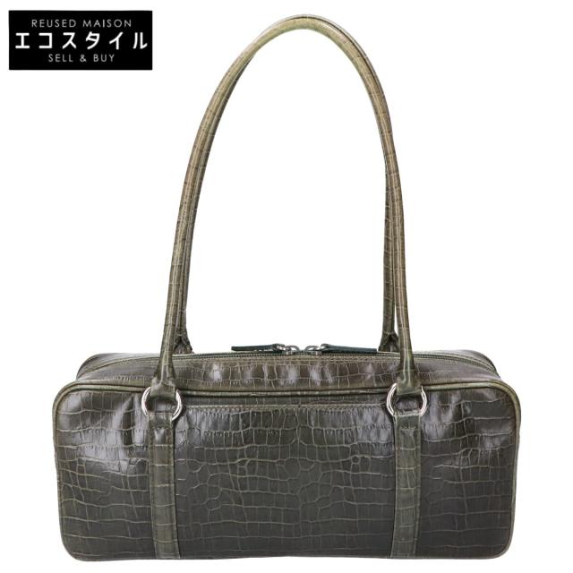 HAMANO ハマノ ボストンバッグ ダークグリーン レディース