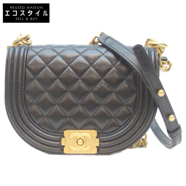 CHANEL シャネル ショルダーバッグ ブラック/GD金具 レディース