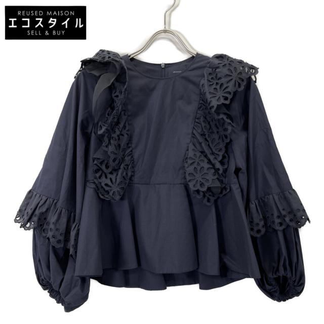 shirocon シロコン トップス 36 ネイビー レディース