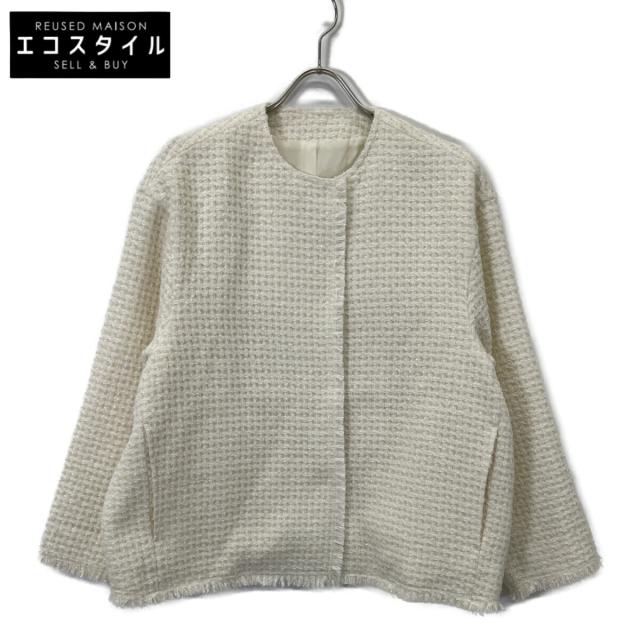 MaCO マコ ジャケット 表記無し アイボリー レディース