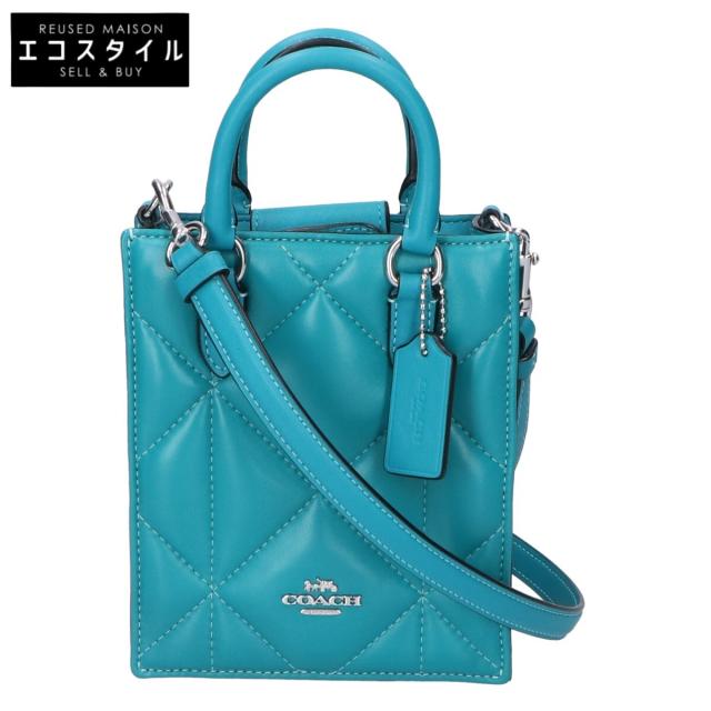 COACH コーチ トートバッグ ターコイズ レディース