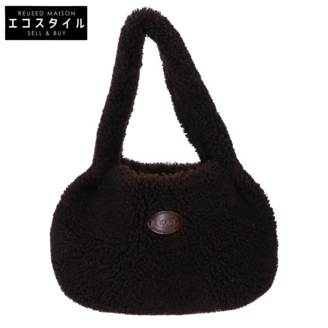 TODS トッズ ショルダーバッグ ダークブラウン レディース