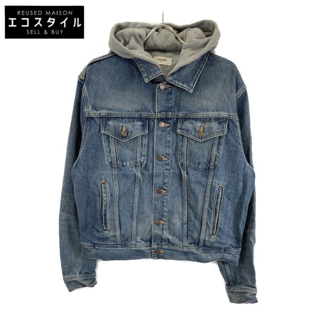 CELINE セリーヌ ジャケット M ブルー メンズ