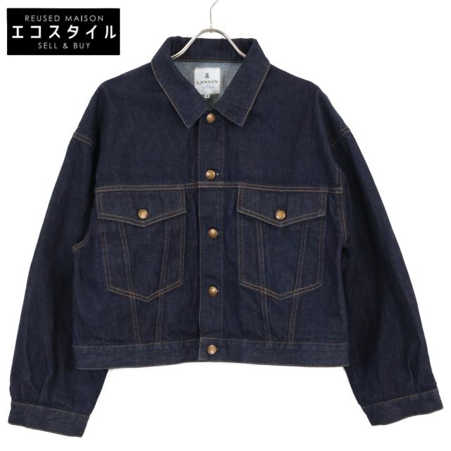 LANVIN en Bleu ランバンオンブルー ジャケット 38 インディゴ レディース