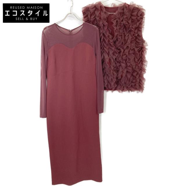 AMERI アメリ ワンピース M レッド レディース