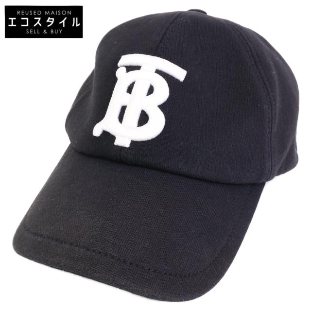 BURBERRY バーバリー 帽子 L ブラック メンズ