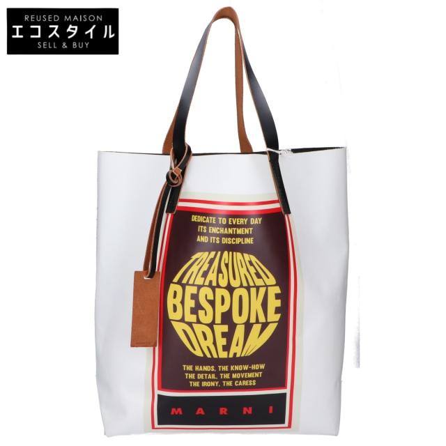 MARNI マルニ トートバッグ ホワイト/ブラック