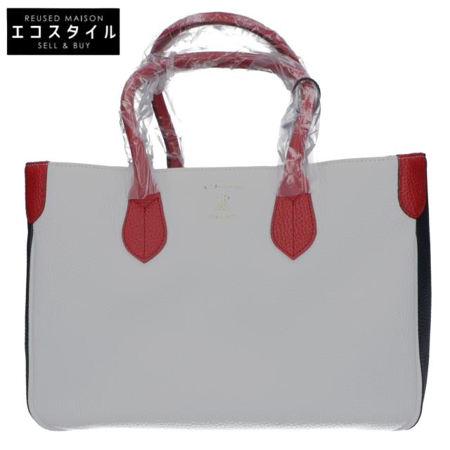 A.D.M.J. Accessoires De Mademoiselle ADMJ トートバッグ WHITE/NAVY/RED レディース