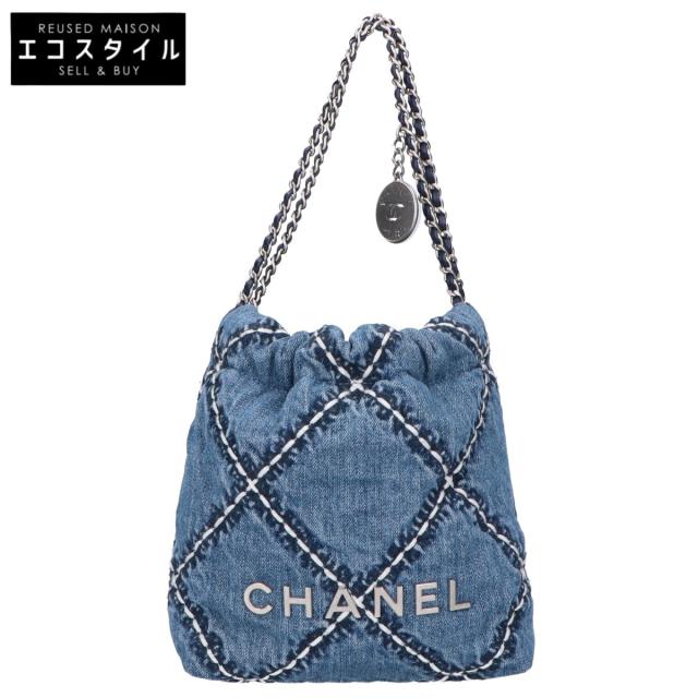 CHANEL シャネル ハンドバッグ ブルー レディース