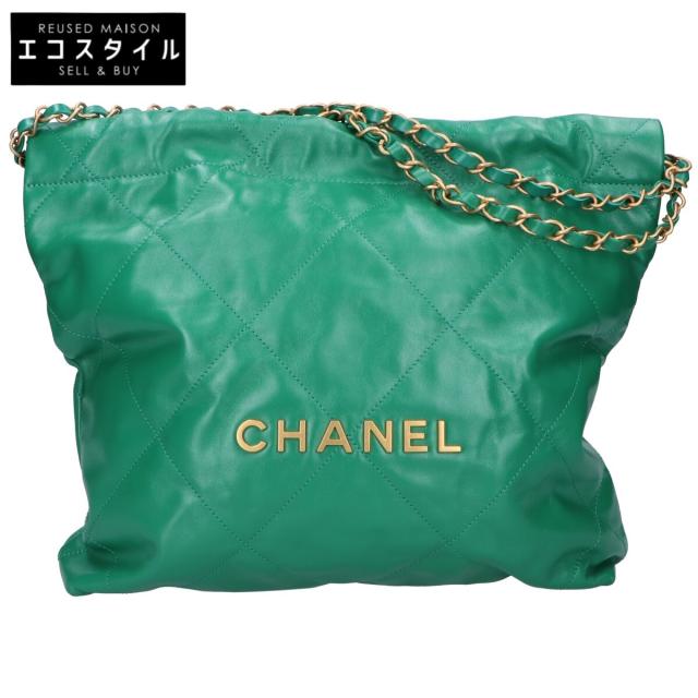 CHANEL シャネル ショルダーバッグ グリーン レディース