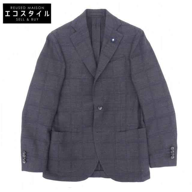 LARDINI ラルディーニ ジャケット 42 ネイビー メンズ