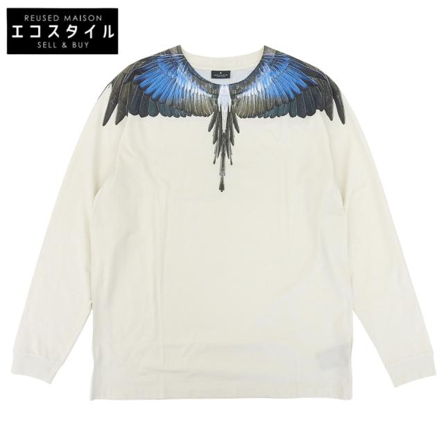 Marcelo Burlon マルセロバーロン トップス L オフホワイト/ブルー メンズ