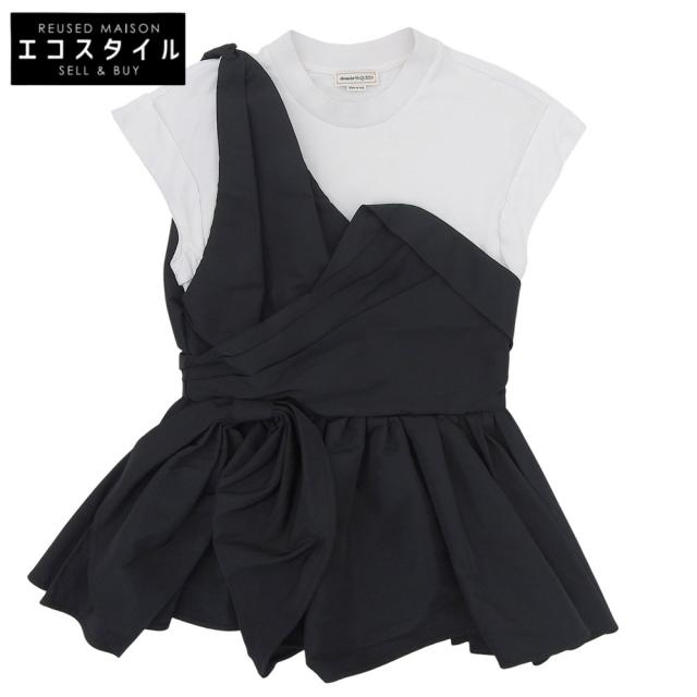 Alexander McQueen アレキサンダーマックイーン トップス 40 ブラック/ホワイト レディース