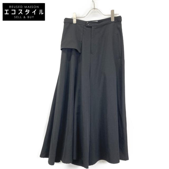 YOHJI YAMAMOTO +NOIR ヨウジヤマモトプリュスノアール ボトムス 1 ブラック レディース