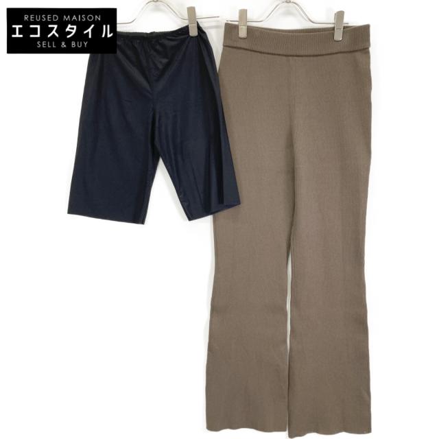 MUSE ミューズ ボトムス 38 ブラウン レディース