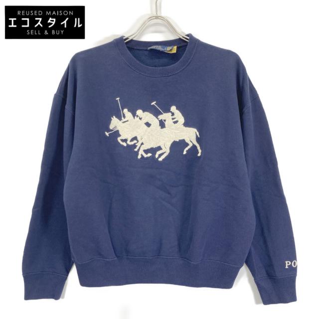 POLO RALPH LAUREN ポロ ラルフローレン トップス L/G ネイビー レディース