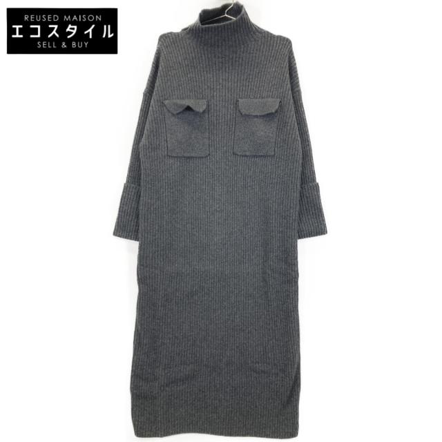 SACRA サクラ ワンピース 38 グレー レディース