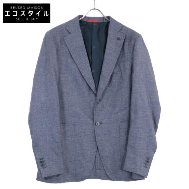 ISAIA イザイア ジャケット 46 ネイビー メンズ
