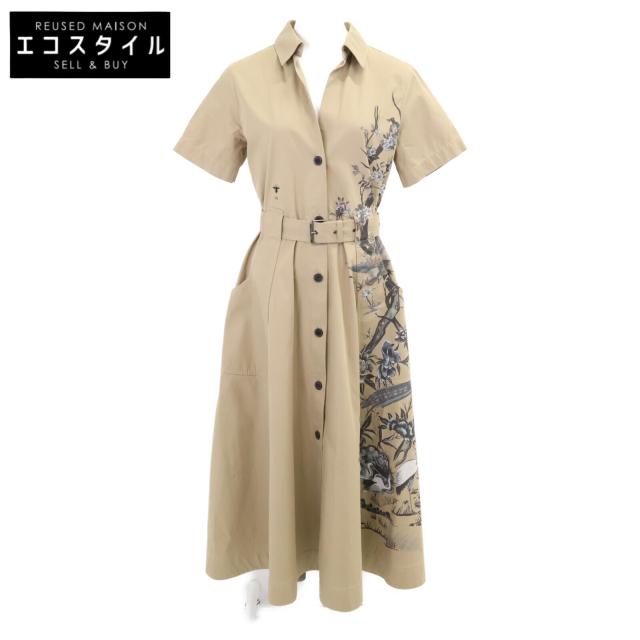 Christian Dior クリスチャンディオール ワンピース 40 ベージュ レディース