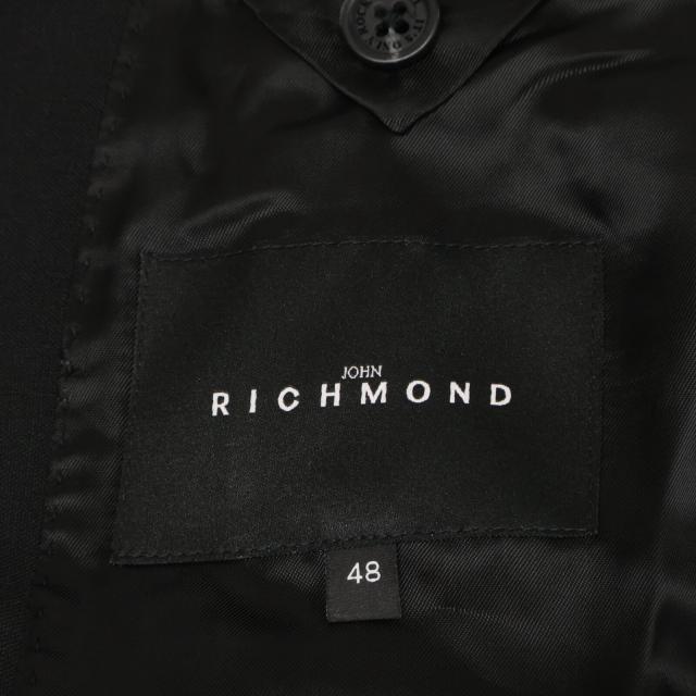 JOHN RICHMOND ジョンリッチモンド ジャケット 48 ブラック メンズ