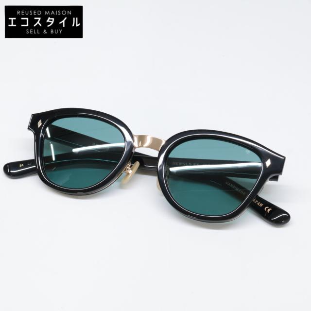 ayame アヤメ サングラス 49□21 ブラック/エメラルド