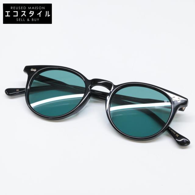 ayame アヤメ サングラス 47□21 ブラック/エメラルド