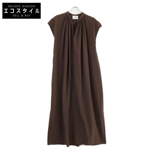 1er Arrondissement プルミエ アロンディスモン ワンピース 36 ブラウン レディース