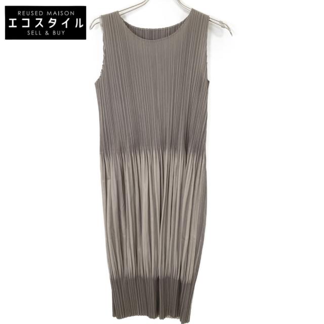 PLEATS PLEASE プリーツプリーズ ワンピース 3 ゴールド レディース