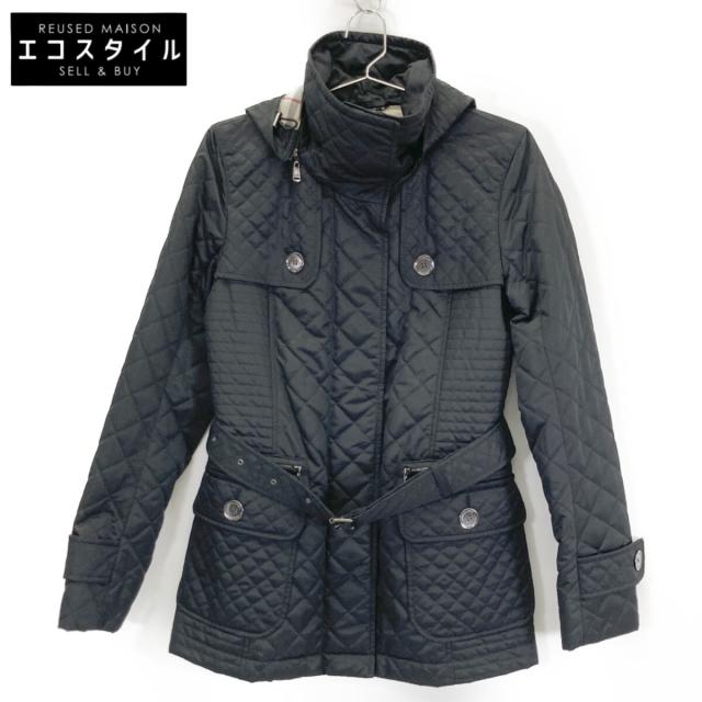 BURBERRY LONDON バーバリーロンドン コート 36 ブラック レディース