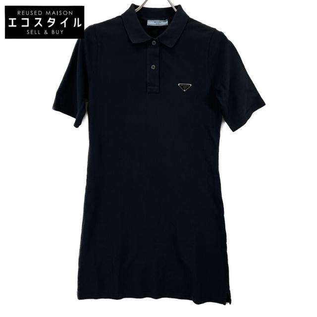 PRADA プラダ ワンピース 42 ネイビー レディース