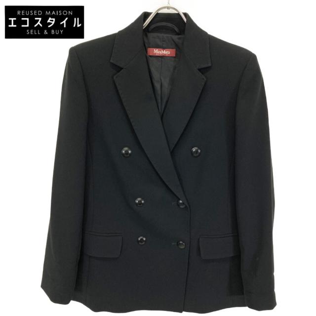 MAXMARA STUDIO マックスマーラスタジオ ジャケット 40 ブラック レディース