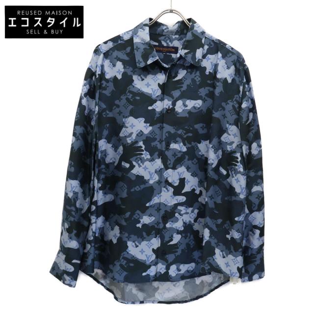 LOUIS VUITTON ルイヴィトン トップス XL ブルー メンズ