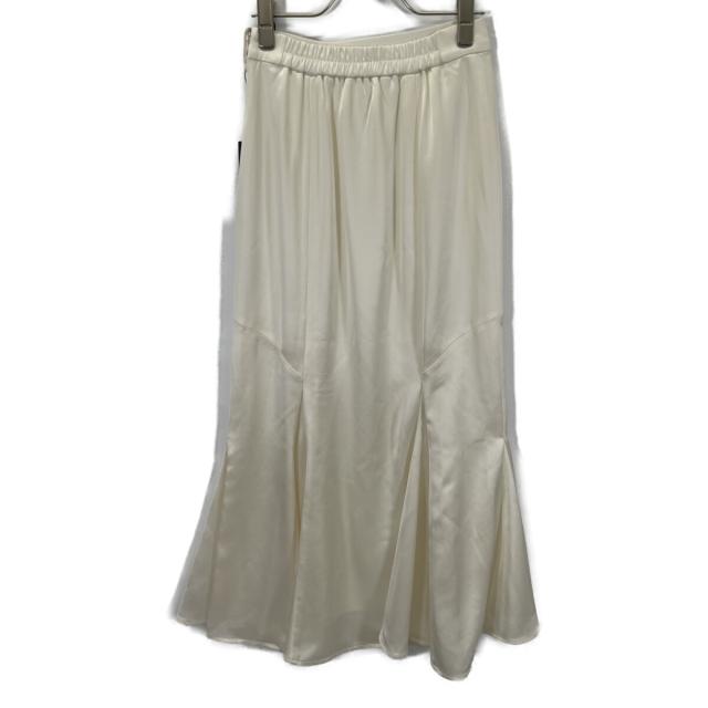 anuans アニュアンス スカート S オフホワイト レディース