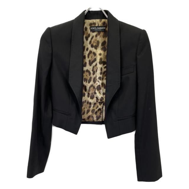 DOLCE&GABBANA ドルチェアンドガッバーナ ジャケット 36 ブラック レディース