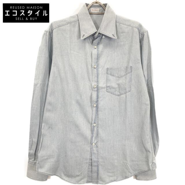 BRUNELLO CUCINELLI ブルネロクチネリ トップス M ブルー メンズ
