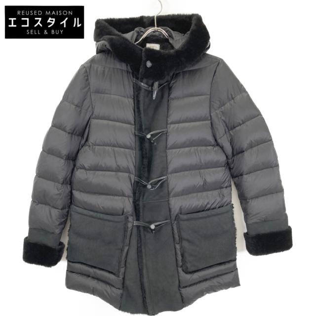 EMMETI エンメティー コート 50 ブラック メンズ