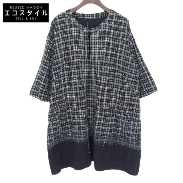 Haat ハート トップス 36 ブラック/ホワイト レディース