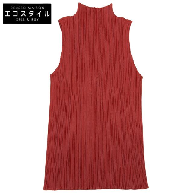 PLEATS PLEASE プリーツプリーズ トップス 3 レッド レディース