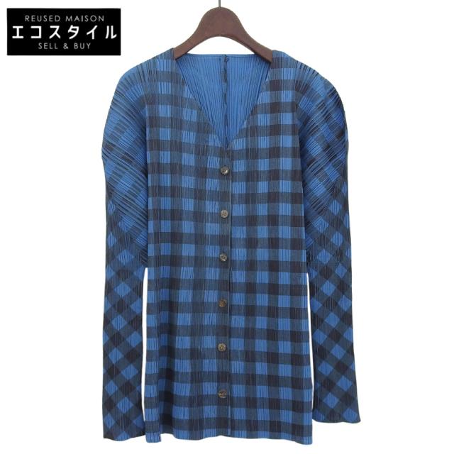 PLEATS PLEASE プリーツプリーズ トップス 3 ブルー レディース