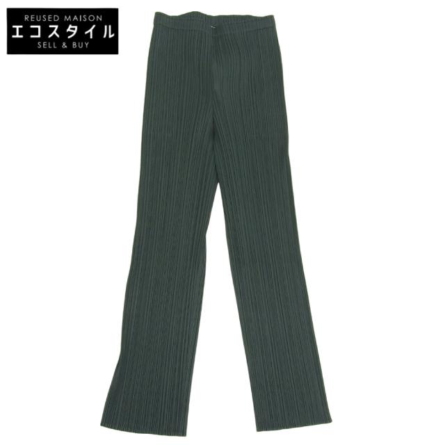PLEATS PLEASE プリーツプリーズ ボトムス 2 グリーン レディース